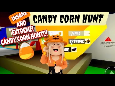 BROOKHAVEN CANDY CORN HUNT EXTREME AND INSANE MODE FULL TUTORIAL😱😳😲😍 ...