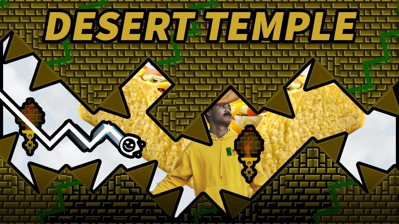 Geometry Dash: Desert Temple by Michigun 100% (Hard Demon) - YouTube