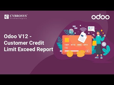 Odoo V12 - Customer Credit Limit Exceed Report - YouTube