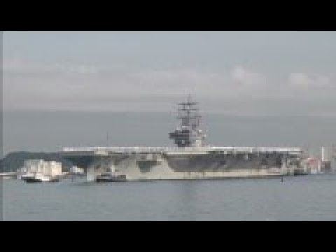 USS Ronald Reagan arrives in Japan