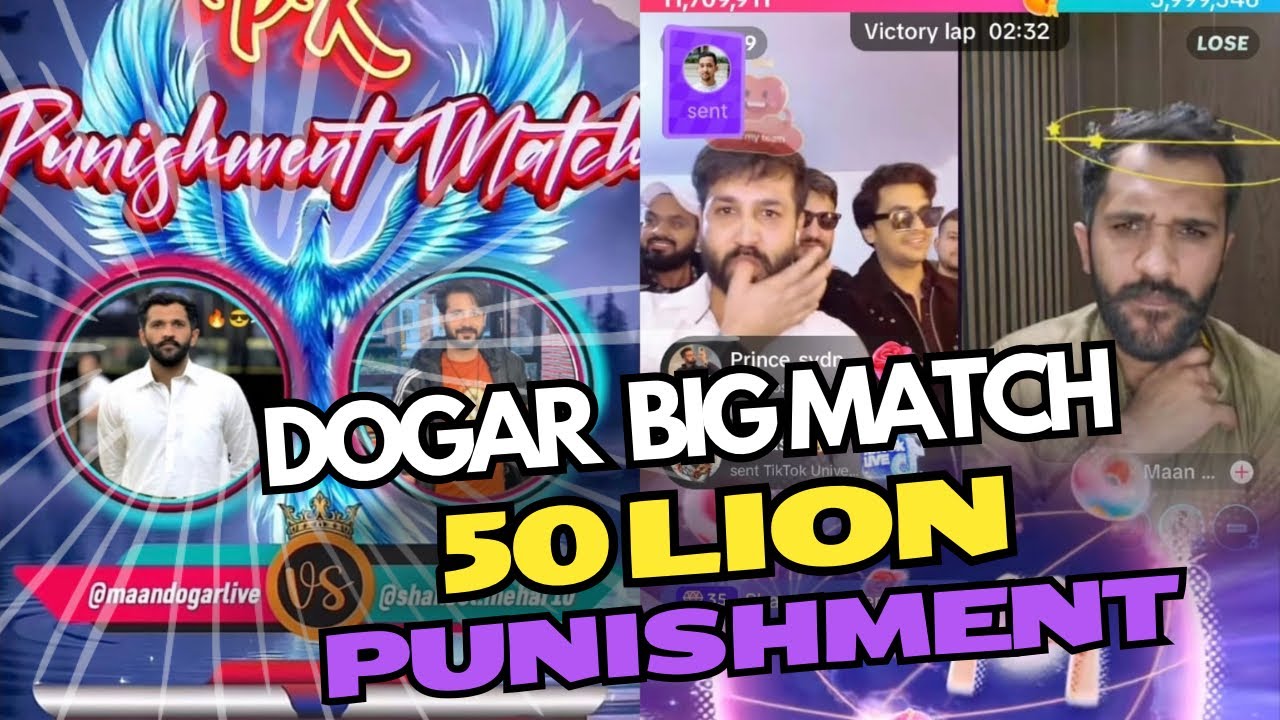 Biggest Match Between Maan Dogar And Shakeel Mehar | 50 Lion Punishment ...