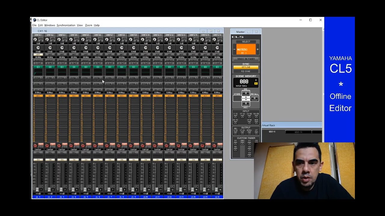Yamaha CL5 - Offline Editor (english caption) - YouTube