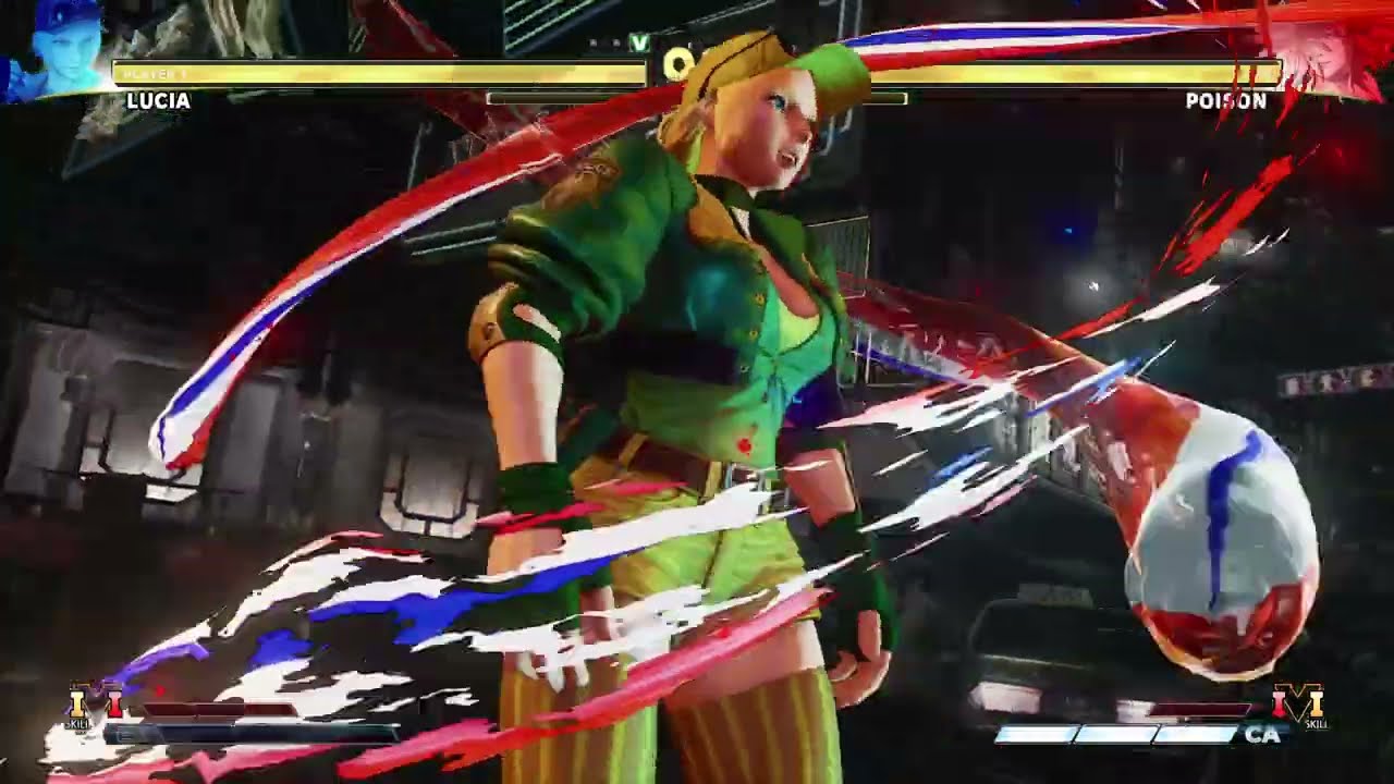 STREET FIGHTER V Lucia vs Poison - YouTube
