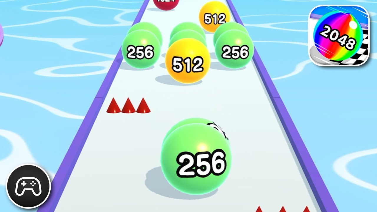 Ball Run 2048 - Gameplay Walkthrough Part 40 - Racing Game Levels 417 ...