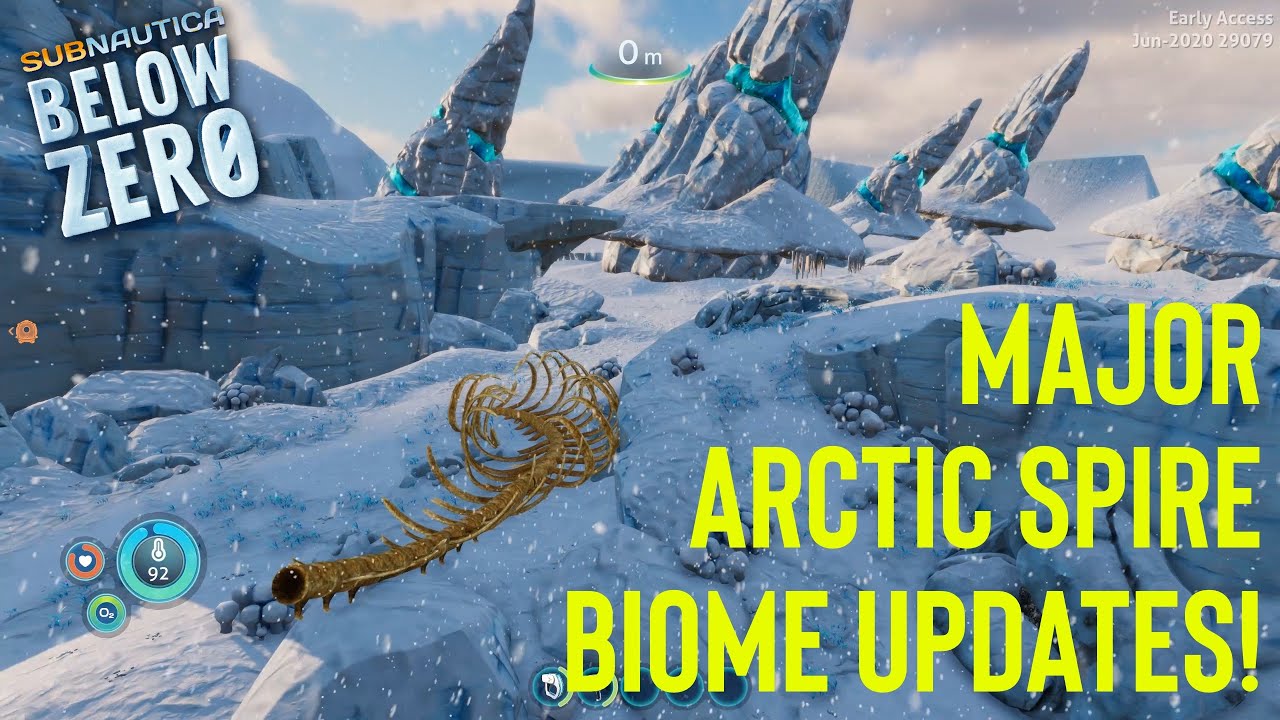 Subnautica Below Zero: Major Arctic Spire Biome Updates! - YouTube