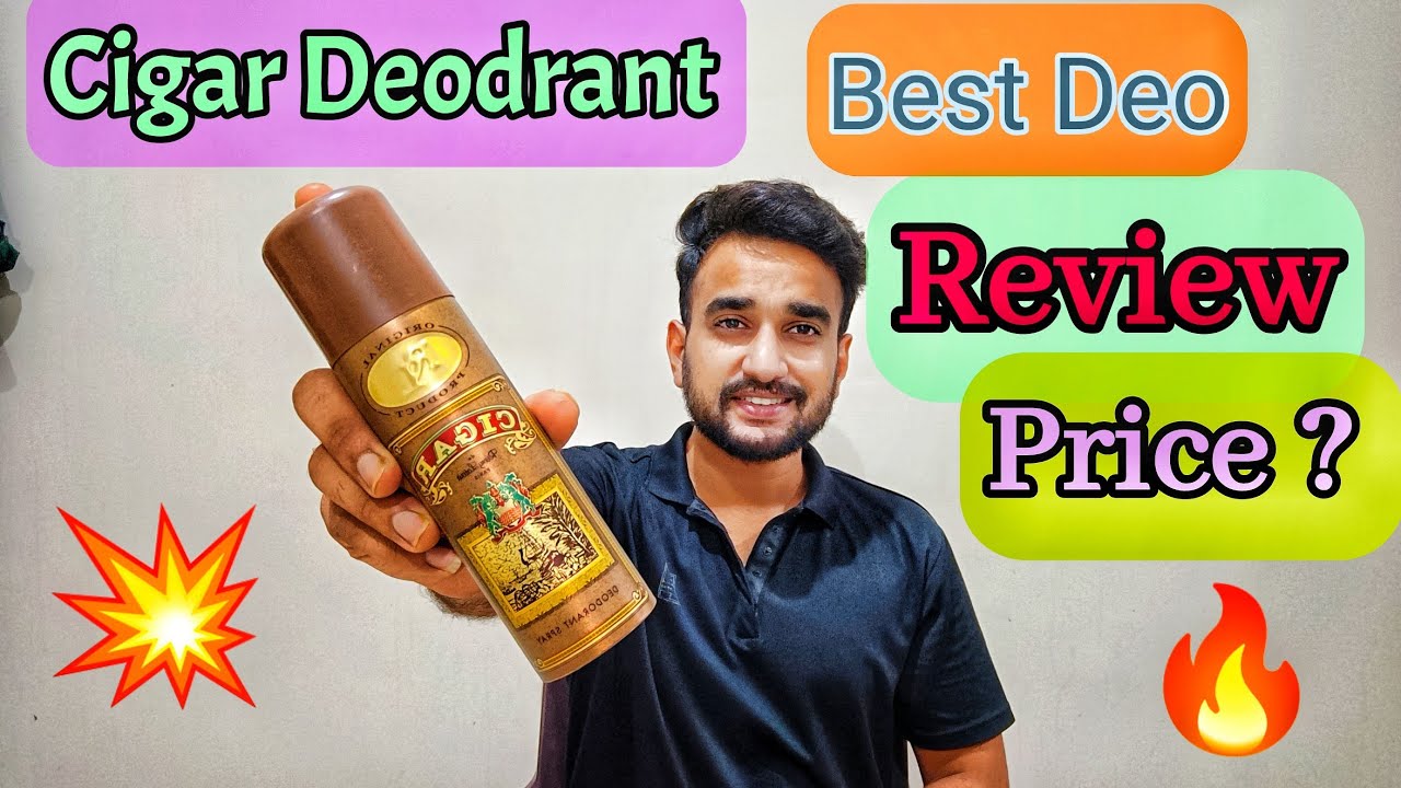 Cigar Deodrant Review/ Best Deodrant for Men/ Cigar Body Spray. - YouTube