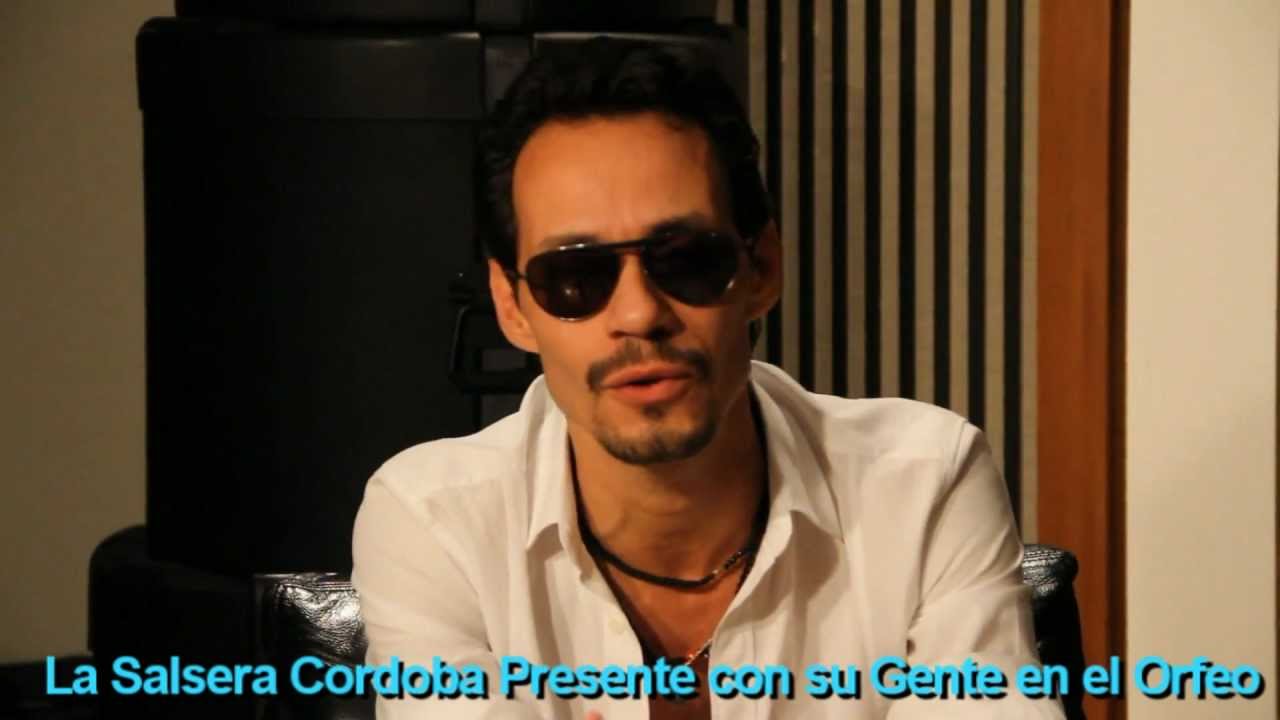 MARC ANTHONY EN CORDOBA. SU SALUDO A TODOS (by-dj-dudu) - YouTube