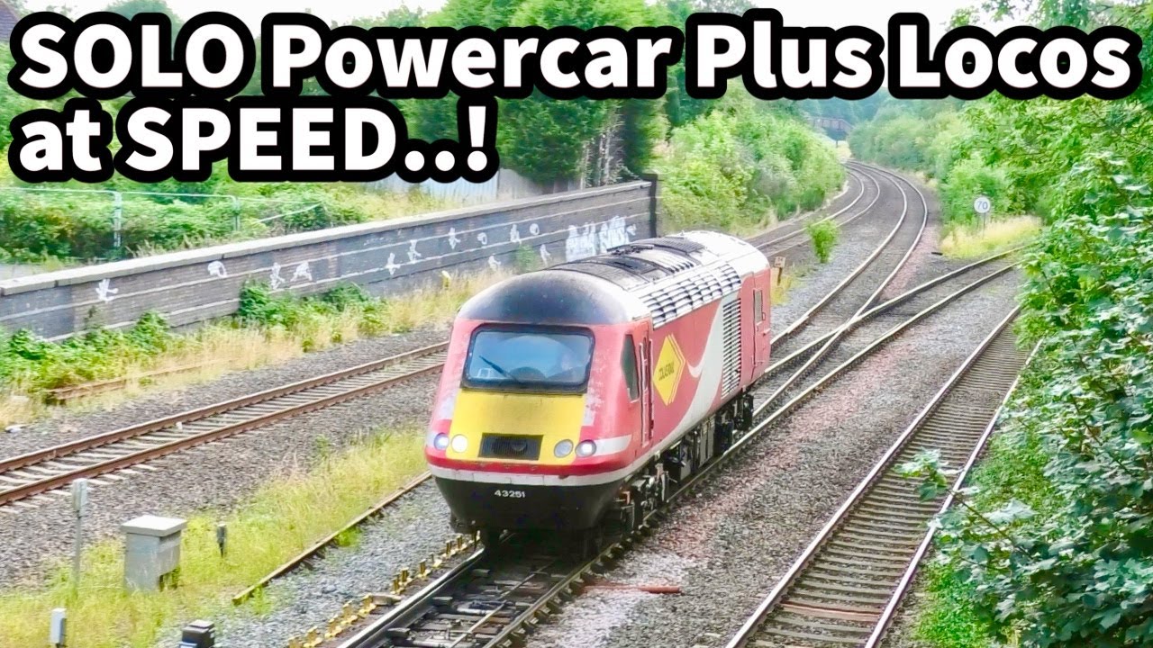 SOLO HST Powercar PLUS Locos at SPEED - 7 LOCO Types! - YouTube
