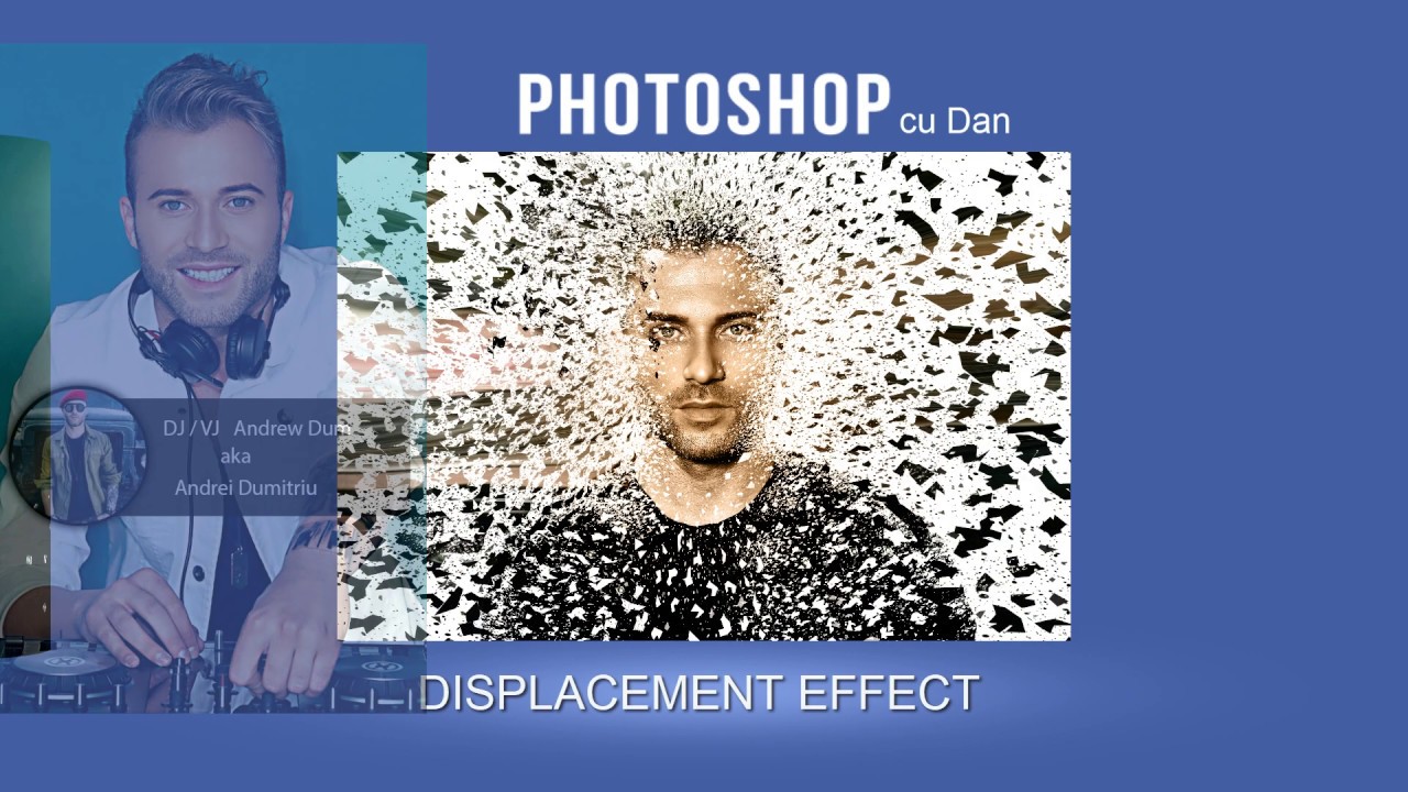 Photoshop Displacement Effect - YouTube