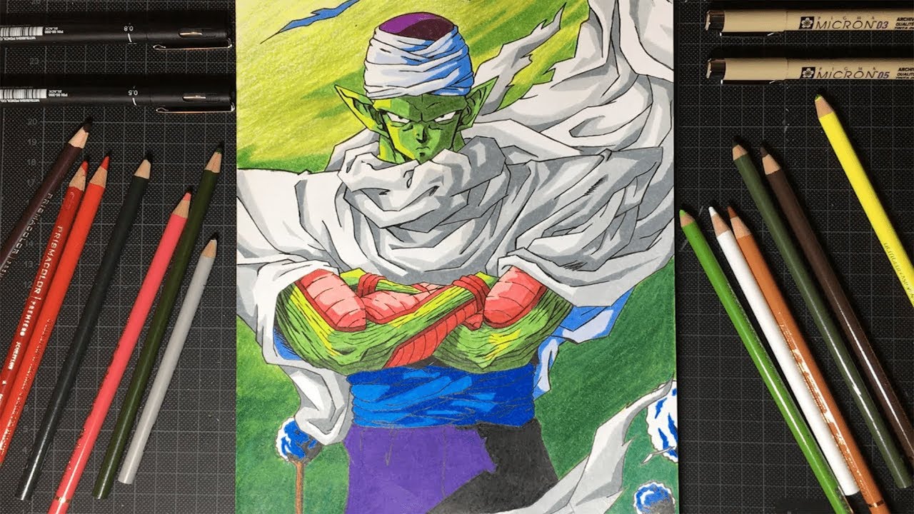 Drawing Piccolo Dragon Ball Z | Beq Art - YouTube