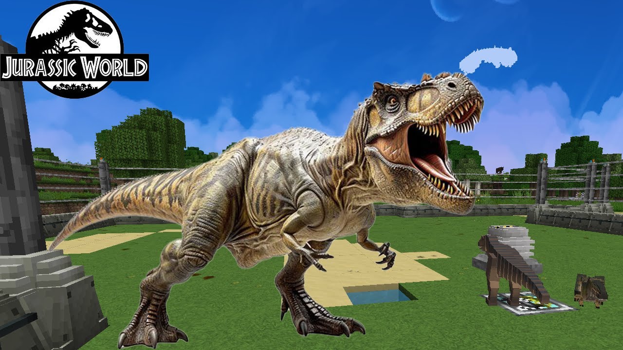 Minecraft Jurassic World #8: Hồi Sinh Khủng Long Tyrannosaurus Rex Và ...