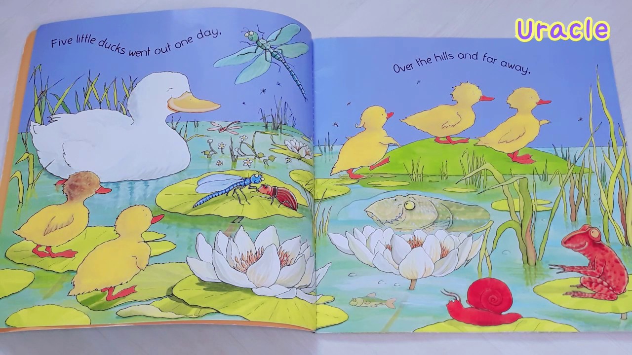 [JYbooks]Five Little Ducks Read Aloud/유아영어/영어동화/영어노래/노부영 - YouTube