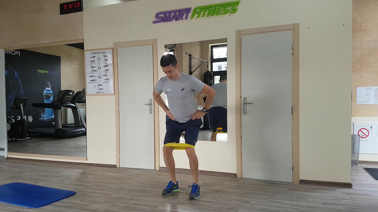 Mini band external rotation - Smart Fitness Novi Beograd - YouTube