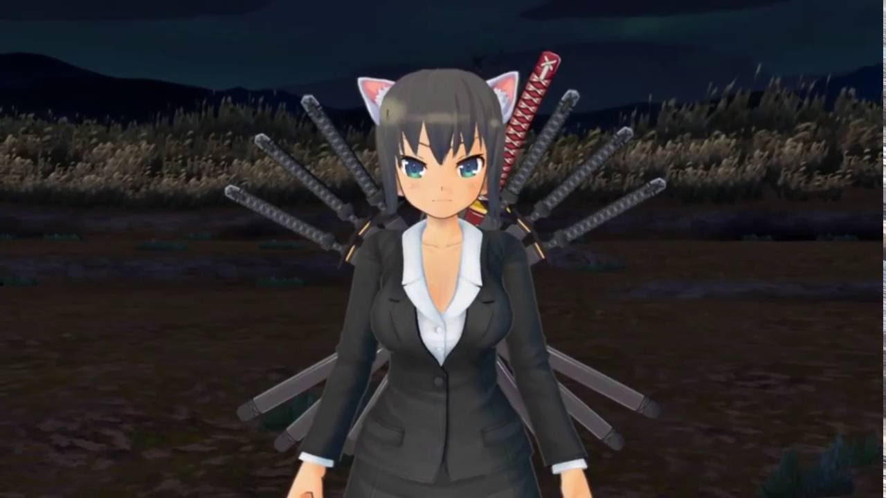 [Senran Kagura Shinobi Versus] - Homura vs Miyabi - YouTube