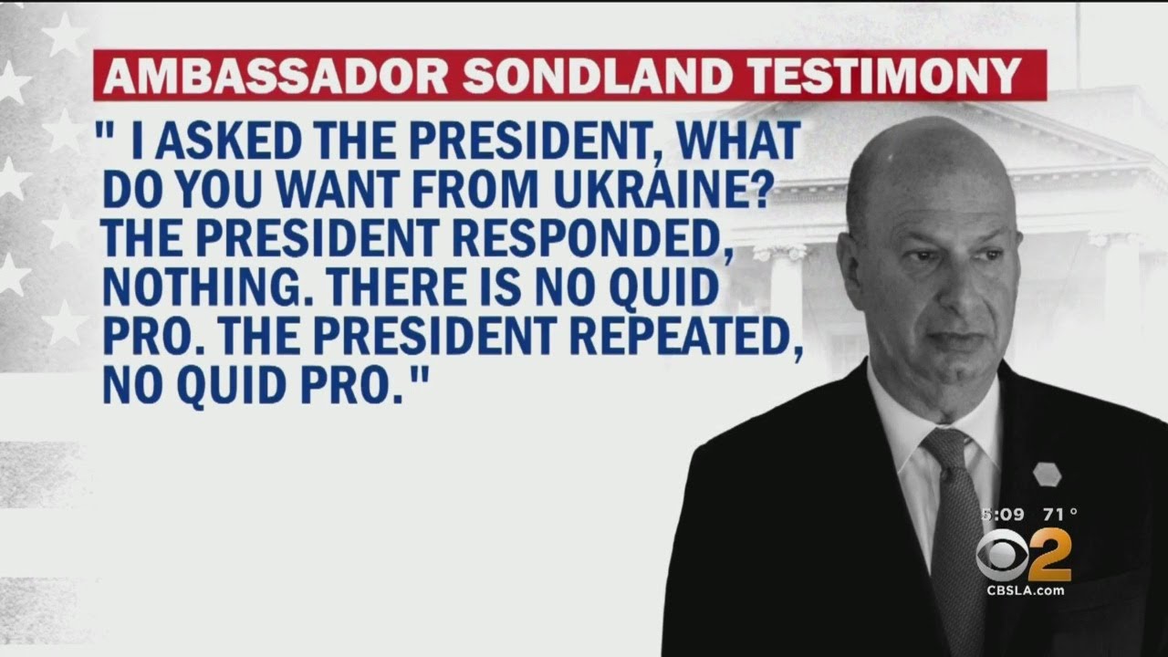 More Testimony Transcripts Released In Trump Impeachment Inquiry - YouTube