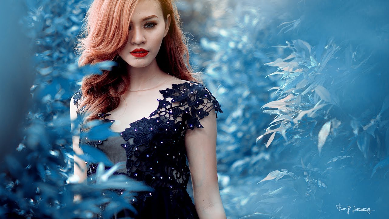 Fantasy Blue Color Grading Tone | Photoshop Tutorial - YouTube