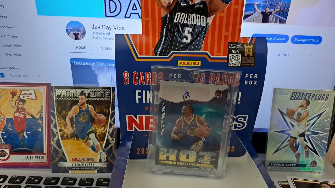 1st Pack Auto Hit! JK on NBA Hoops 2022-2023 Hobby Box! - YouTube