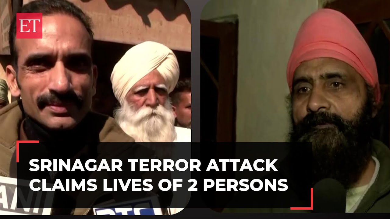 J&K: Srinagar terror attack claims lives of 2 persons - YouTube