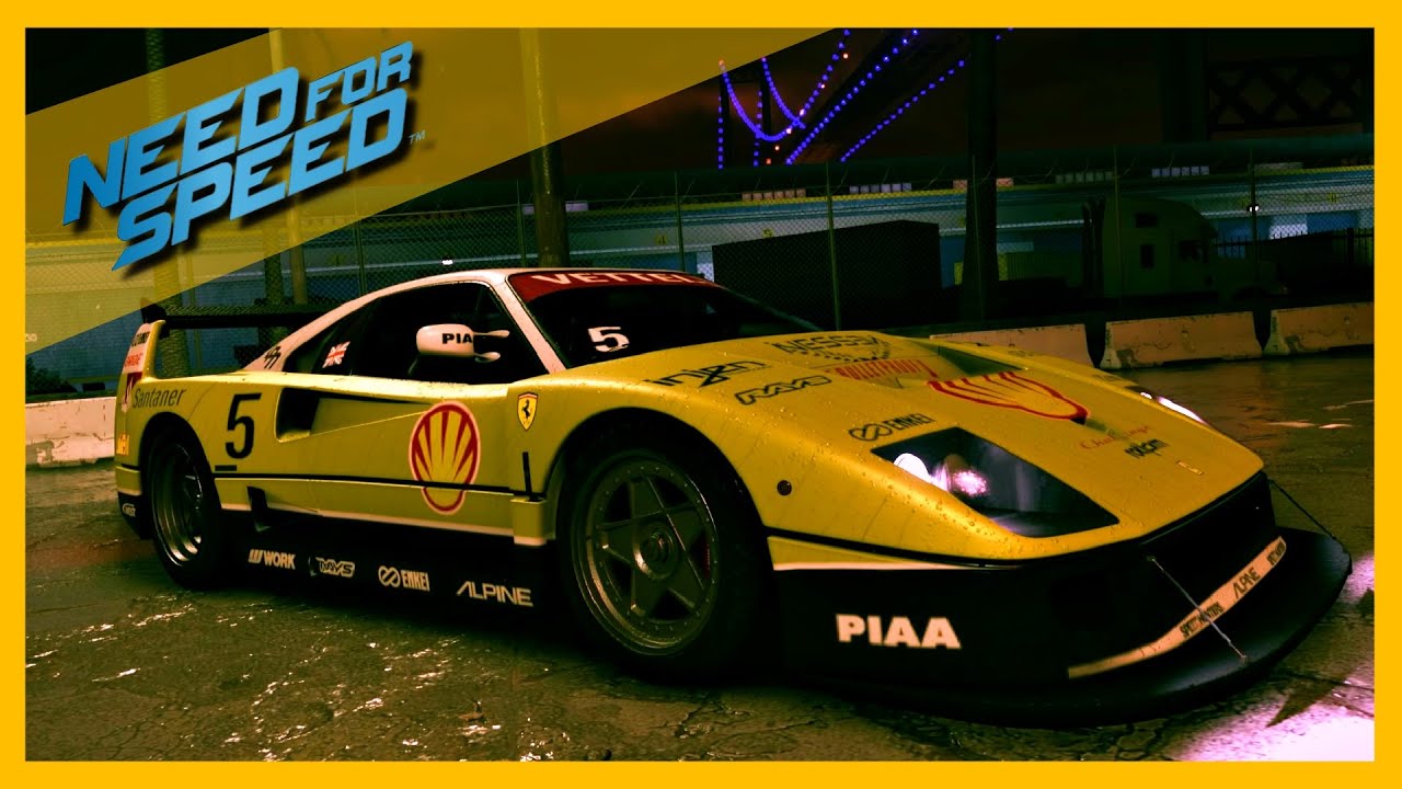 【NFS 2015】Ferrari F40 1987* - YouTube