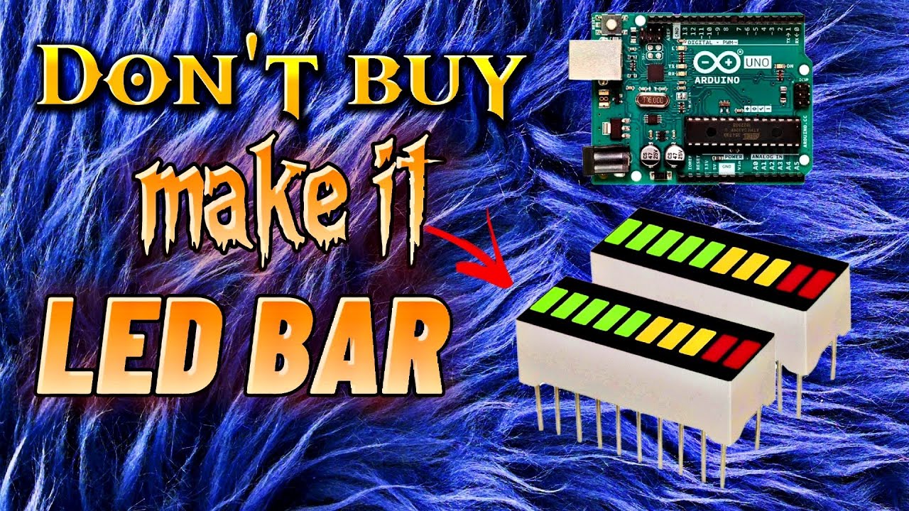 How To Make Led Bar Using Arduino Dont Buy Make It Youtube
