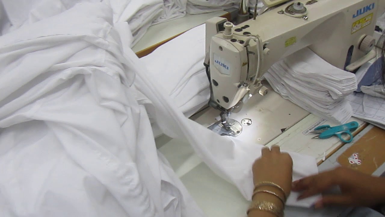 SHIRT CUFF ATTACH WITH FOLDER AND SINGLE NEEDLE LOCK STITCH MACHINE ...