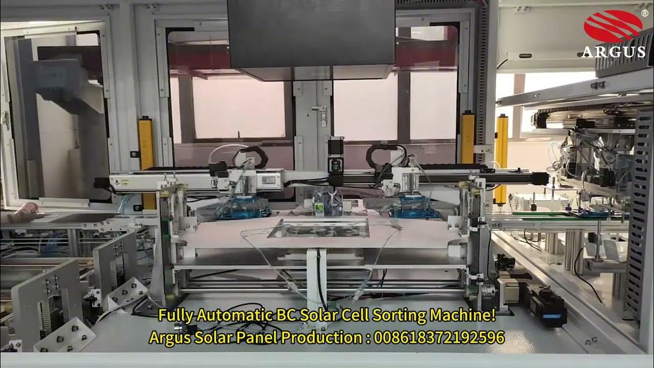 Revolutionize Your Solar Panel Production with Fully Automatic BC Solar Cell Sorting Machine!# ...