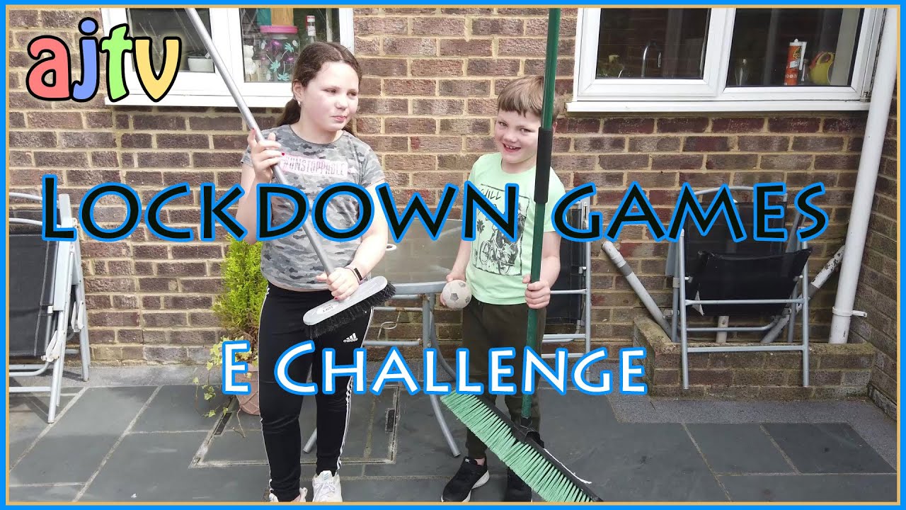 Lockdown games for family. Fun Exercise Challenge for letter E. Abajam TV ep72 - YouTube
