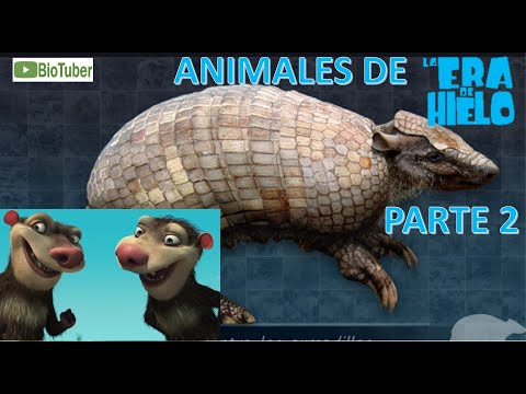 ¿Cuáles son los animales de la Era de Hielo PARTE 2? La Película (EXPLICADO) ❄️🐹🐊🐃🦌🦛🦫🦔🐧❄️