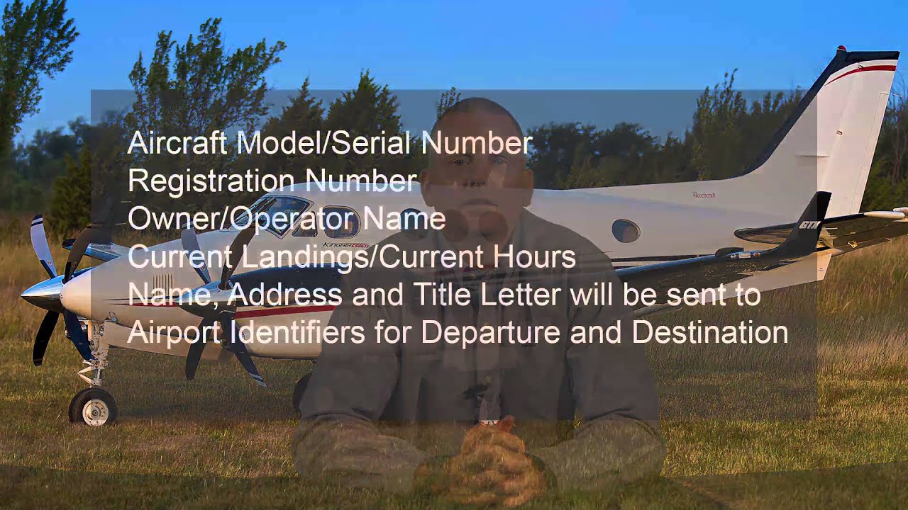 Ferry Flight Recommendation Letter Requirements - YouTube