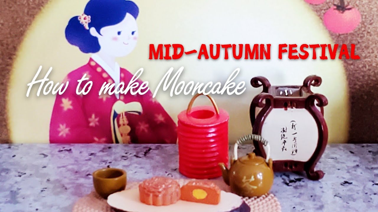 HOW TO MAKE MOONCAKE | MINI MOONCAKE | MID AUTUMN FESTIVAL | COLLAB ...