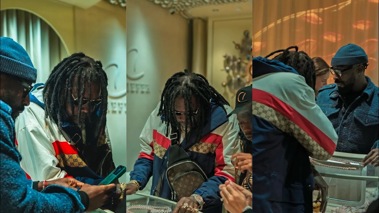 VYBZ KARTEL SHOPPING FOR JEWELRY AT CHEIFER JEWELRY BOUTIQUE IN LONDON ...