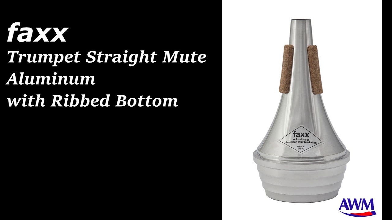 Sample Sound-faxx Trumpet Straight Mute Aluminum - YouTube