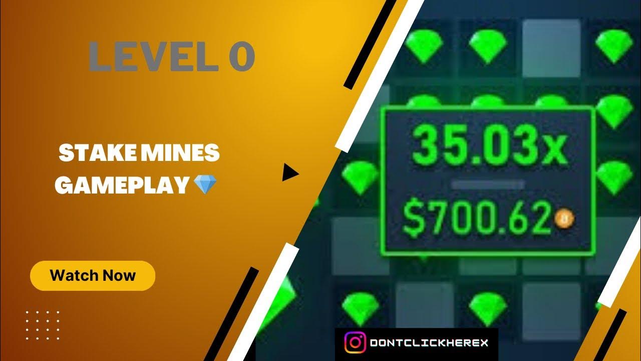 Stake Mines Gampleplay 10x Loss Stake - YouTube