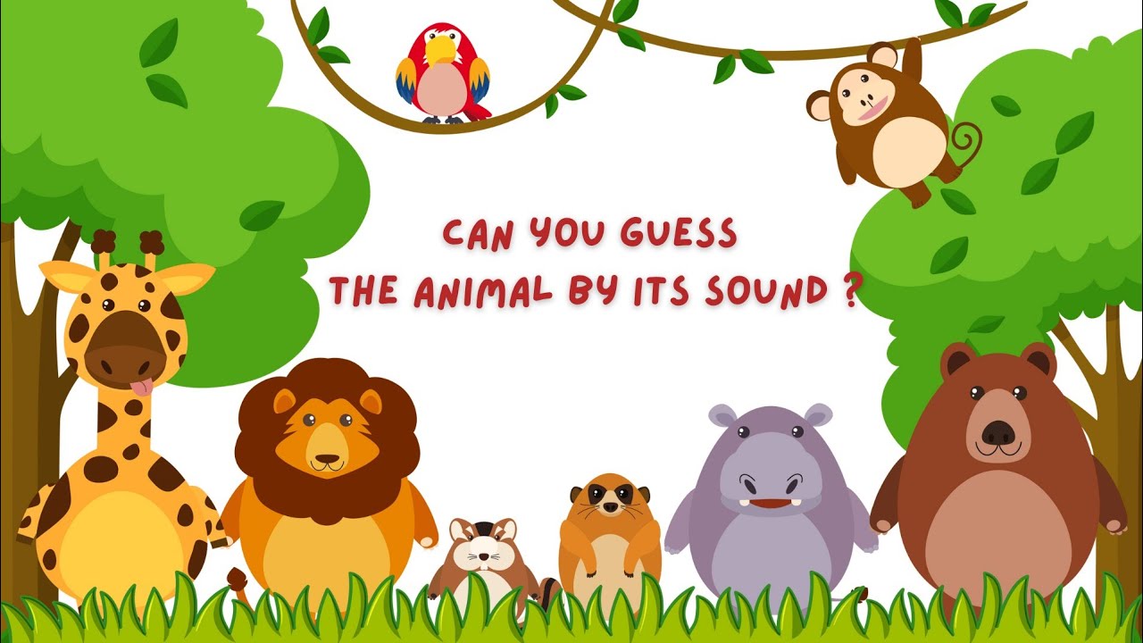 Guess the Animal Sound Game for Kids | Fun Animal Sounds Learning Video ...