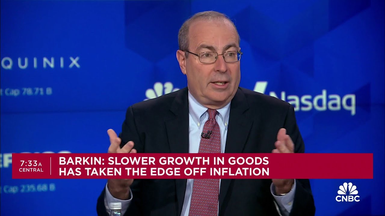 Richmond Fed President Tom Barkin: Got a shot to bring inflation down ...
