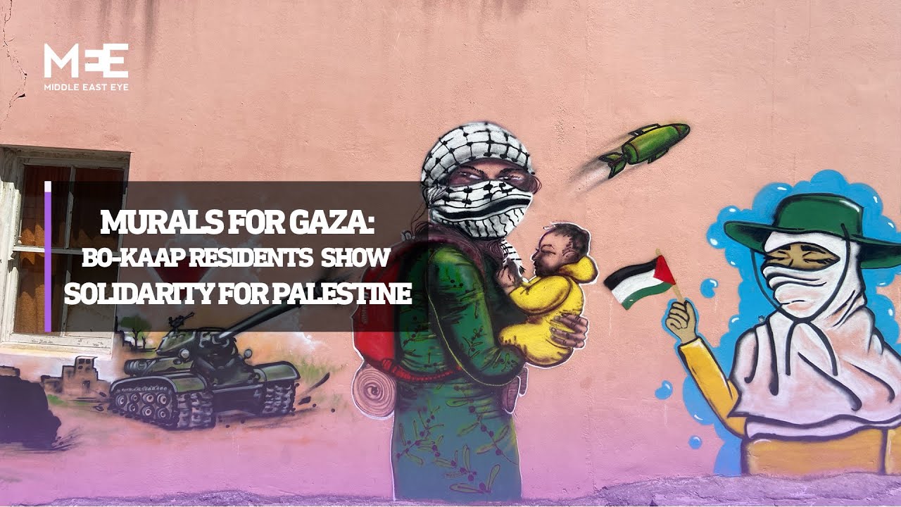 Murals for Gaza: Bo-Kaap residents show solidarity for Palestine - YouTube