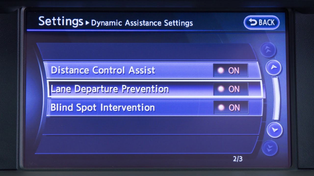 INFINITI - Lane Departure Warning (LDW) and Lane Departure Prevention ...