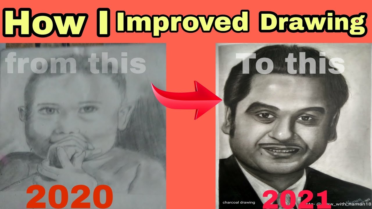 How I Improved My Drawing In One Year | Draw with Naman - YouTube