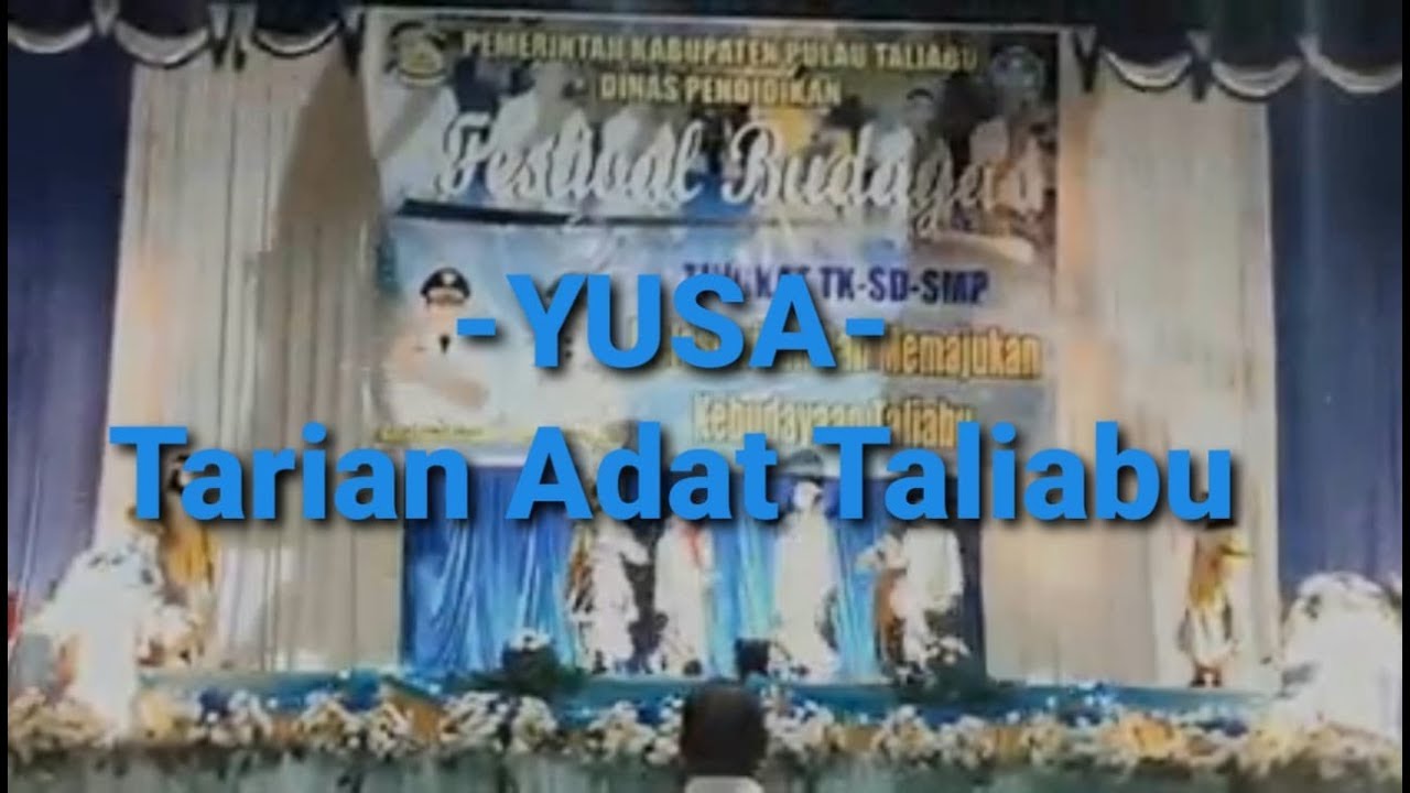 Tarian Yusa Adat Taliabu - YouTube