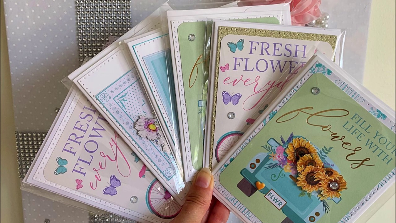 How to Create Beautiful Cards Using Ephemera - YouTube