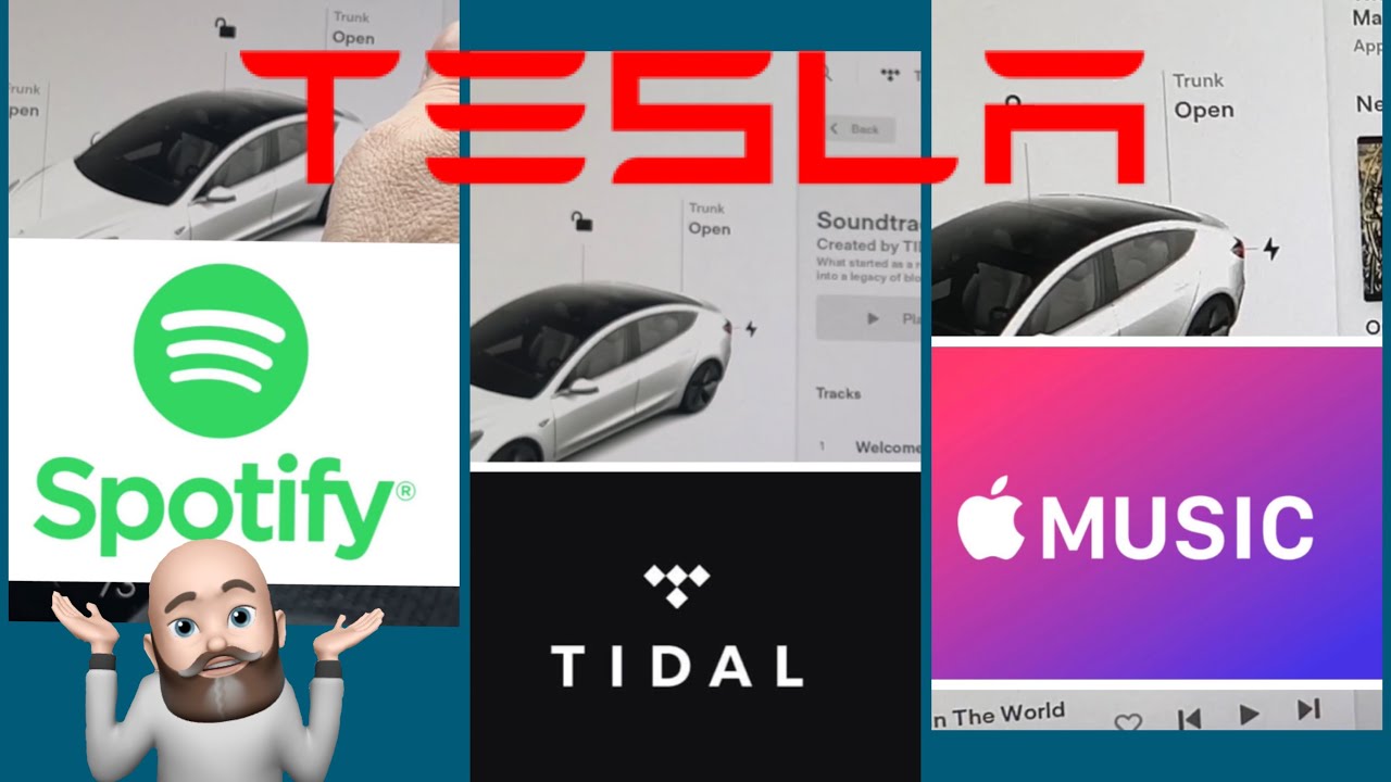 Apple Music vs Spotify vs Tidal in a Tesla! - YouTube