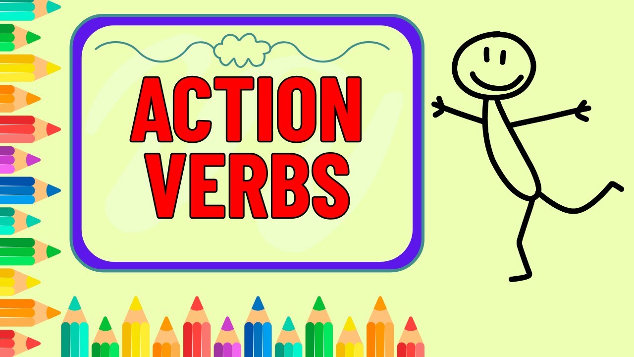 Action Verbs | Common Action Verbs in English | English Vocabulary with ...