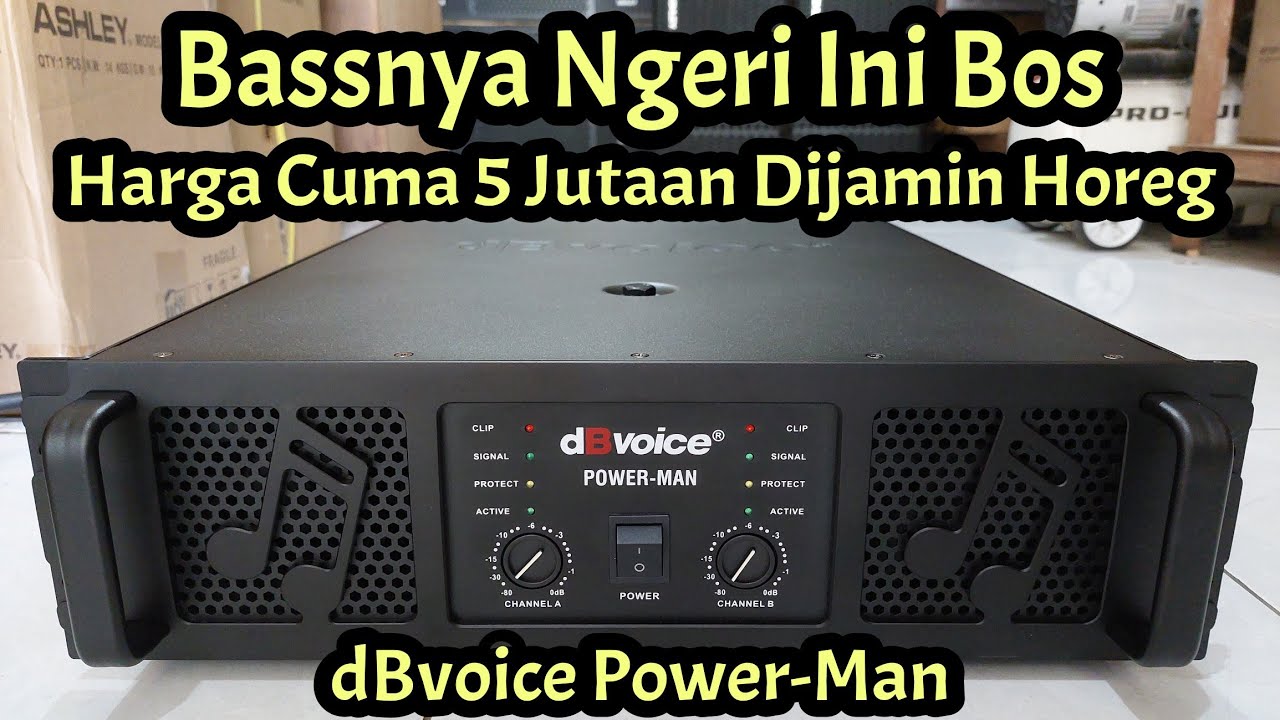 Power dBvoice Power-Man Class GB Harga Cuma 5 Jutaan Getaran Bassnya ...