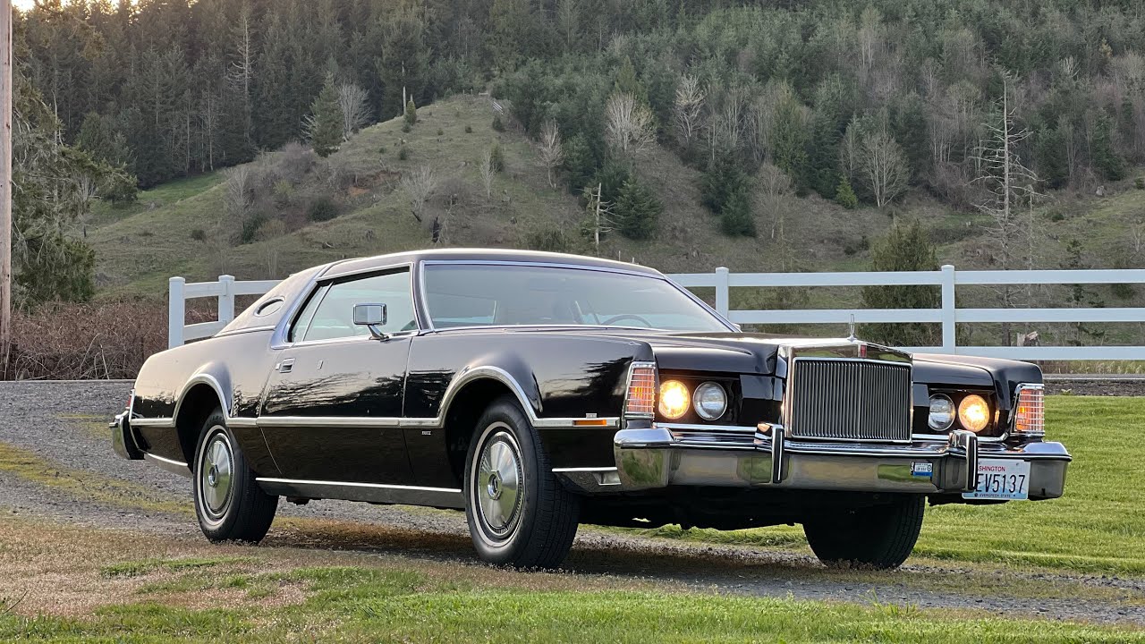 1976 Lincoln Continental mk IV 460 cold start - YouTube