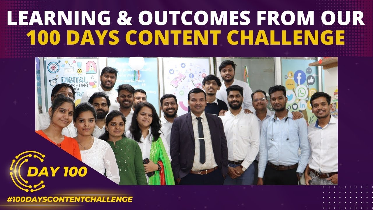 Learning & Outcomes From Our 100 Days Content Challenge - YouTube