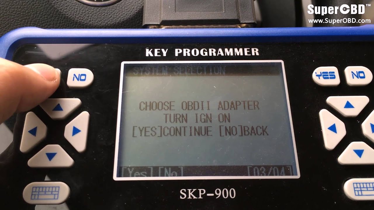 SKODA for SKP-900 Key Programmer - YouTube