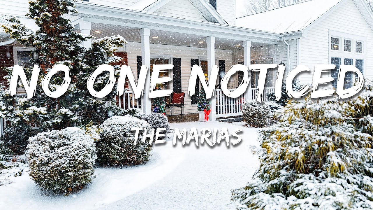 The Marías - No One Noticed (Lyrics) - YouTube