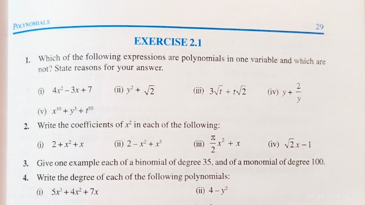 ncert maths class 9 chapter 2 ex 2.1| class 9 maths chapter 2 ...