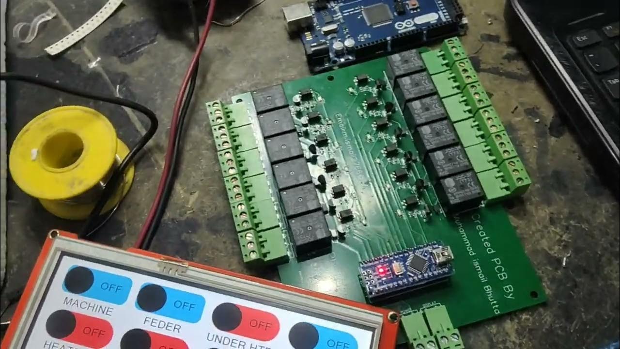 Nextion full project with Arduino Nano - YouTube