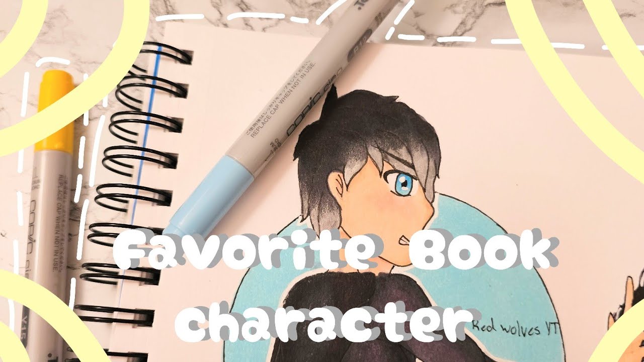 📚Drawing My Favorite Book Character // Collab With @blu.pickles 🌿 - YouTube
